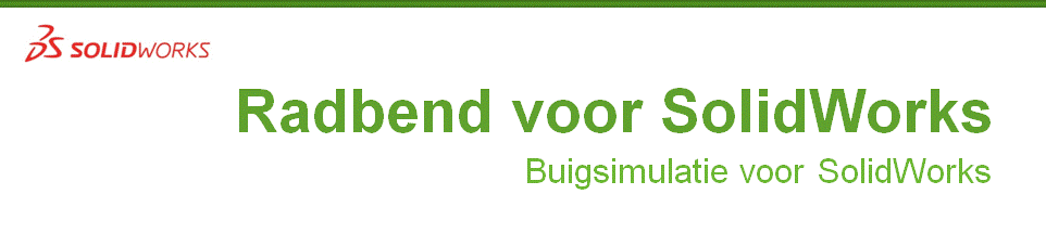 Radbend voor SolidWorks